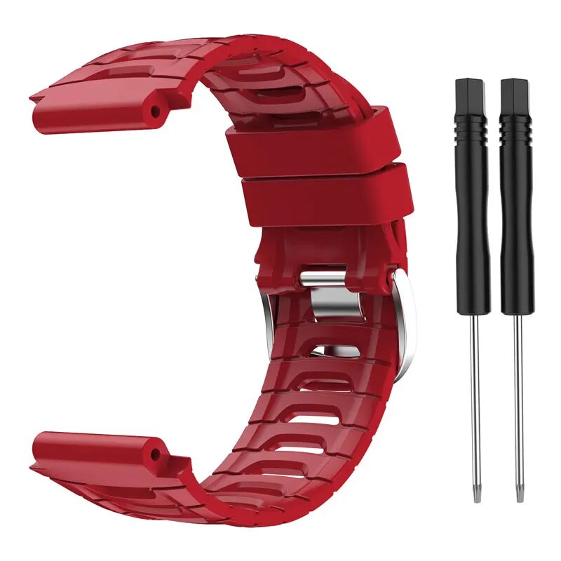 Красный силиконовый ремешок Arvin для Garmin Forerunner 920XT