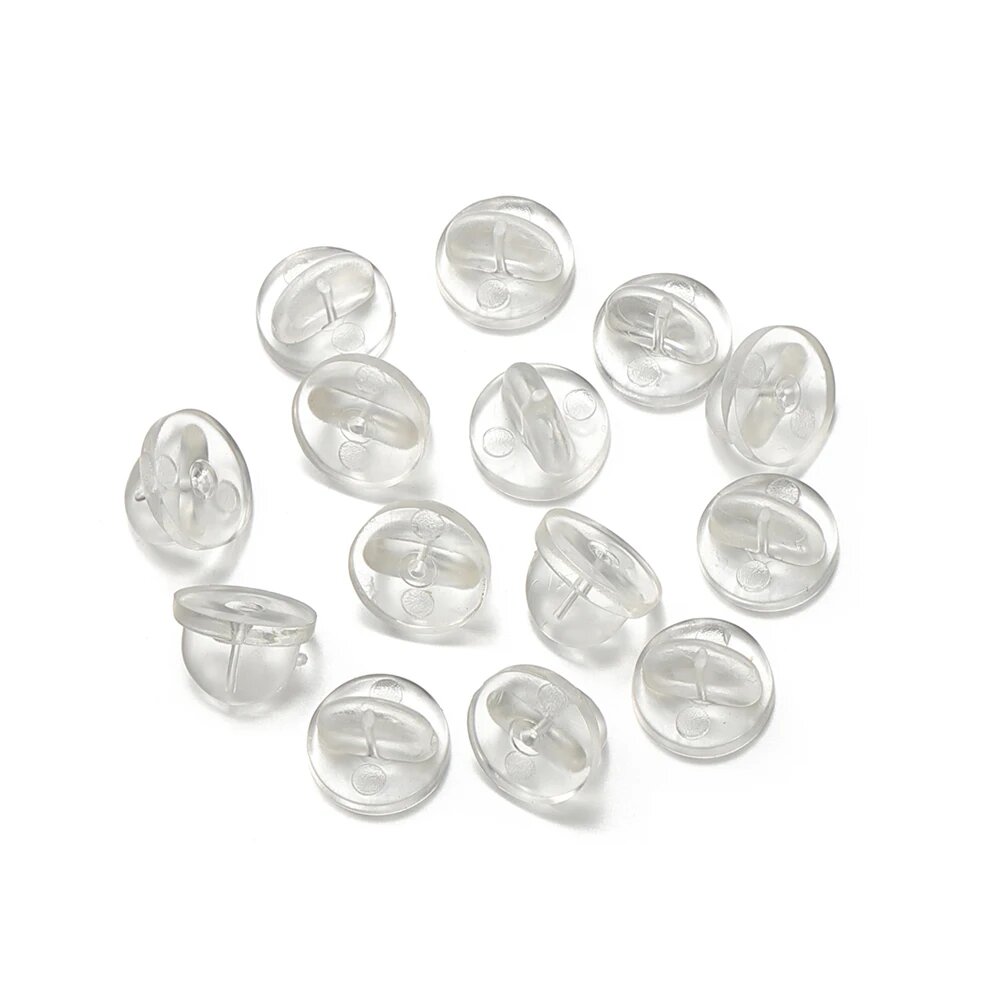 Булавки для значков BERICHHA 50 шт Clear