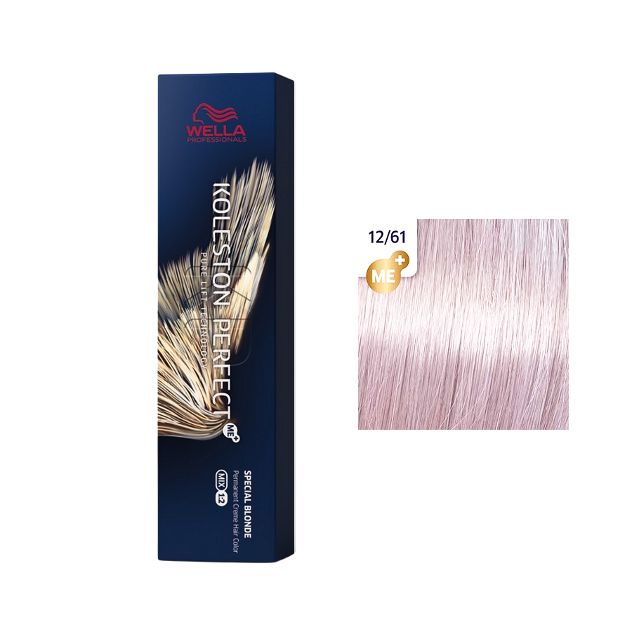 Wella Koleston Perfect ME+ 12/61 - Стойкая краска розовая карамель 60 мл
