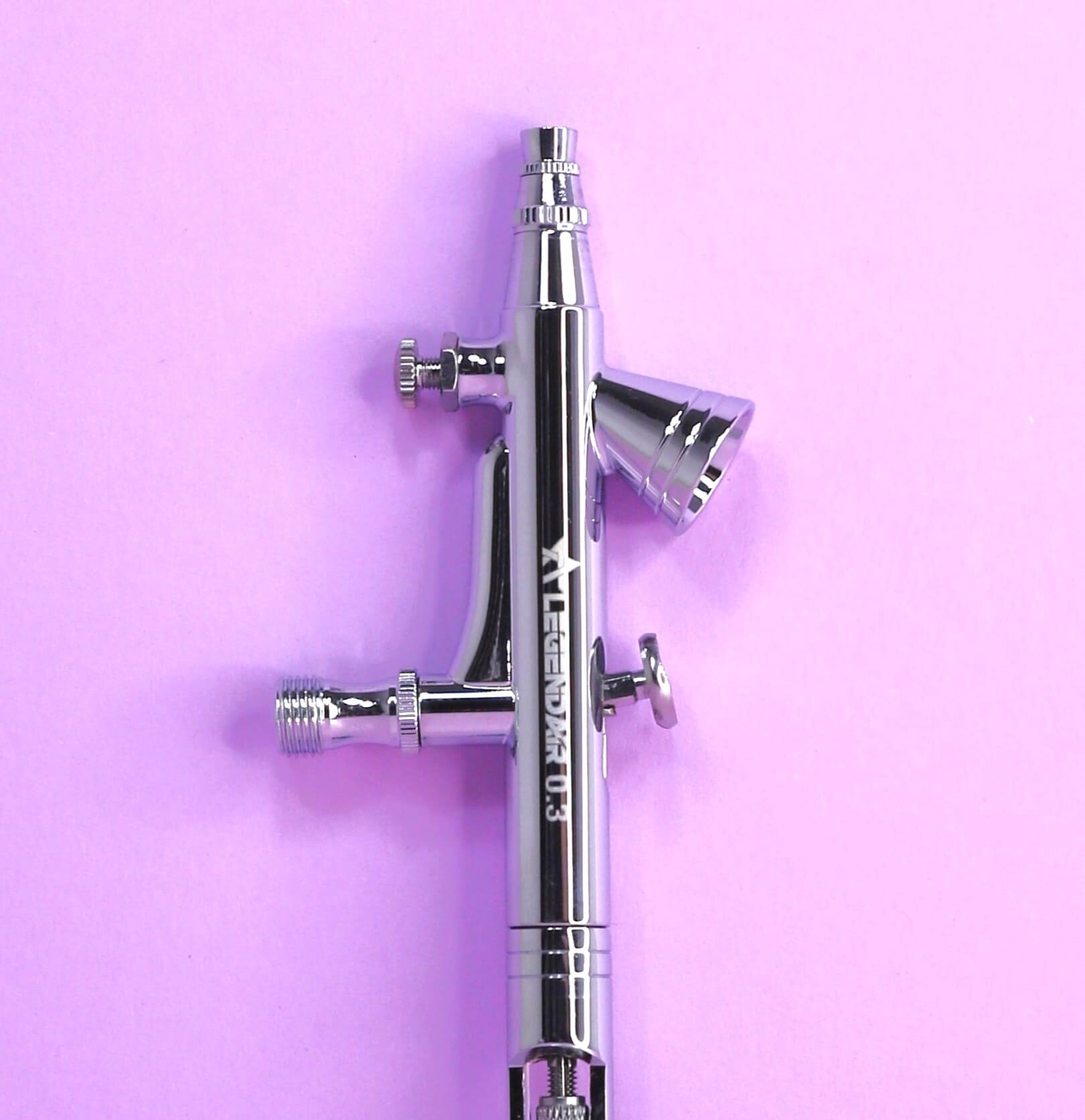 Аэрограф OneAir "Professional Legend Air" LA-201, диаметр сопла 0,3 мм, серебристый