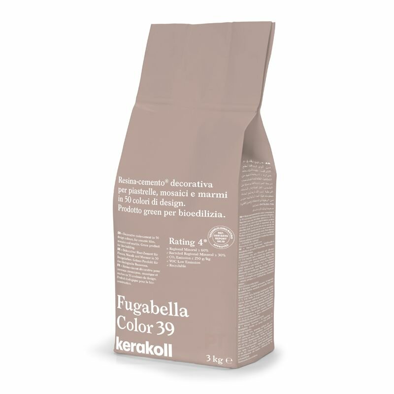 Затирка для плитки полимерцементная Kerakoll Fugabella Color (3кг) 39