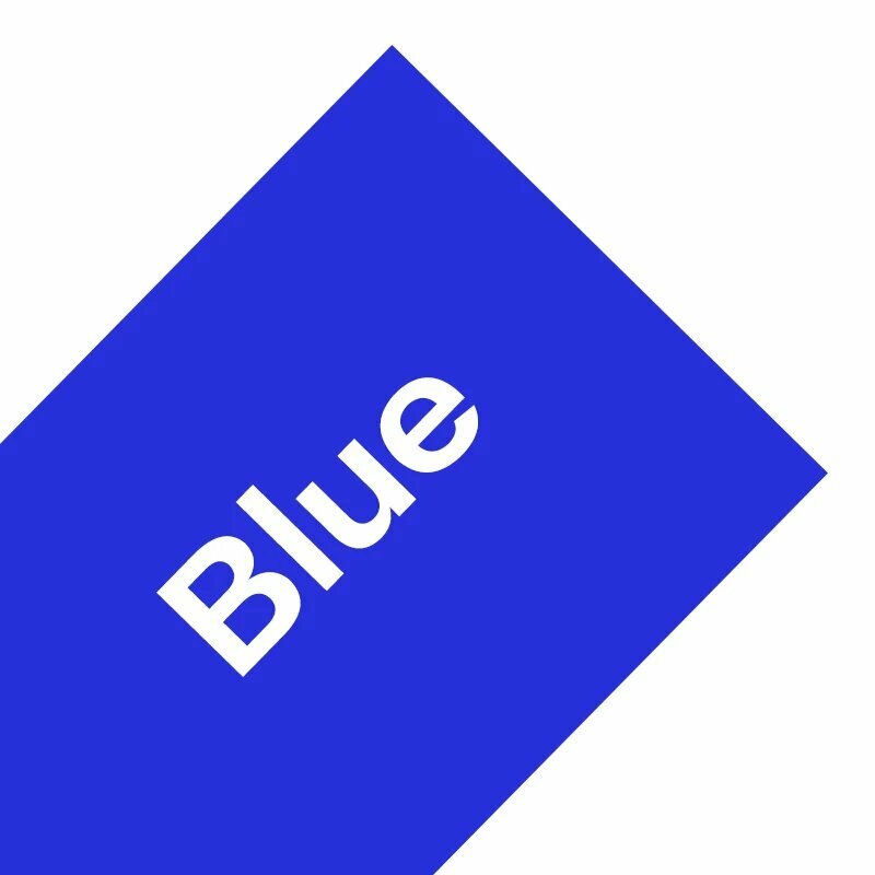 Plavetink лента для принтера этикеток 12 мм White on Blue, 6 мм