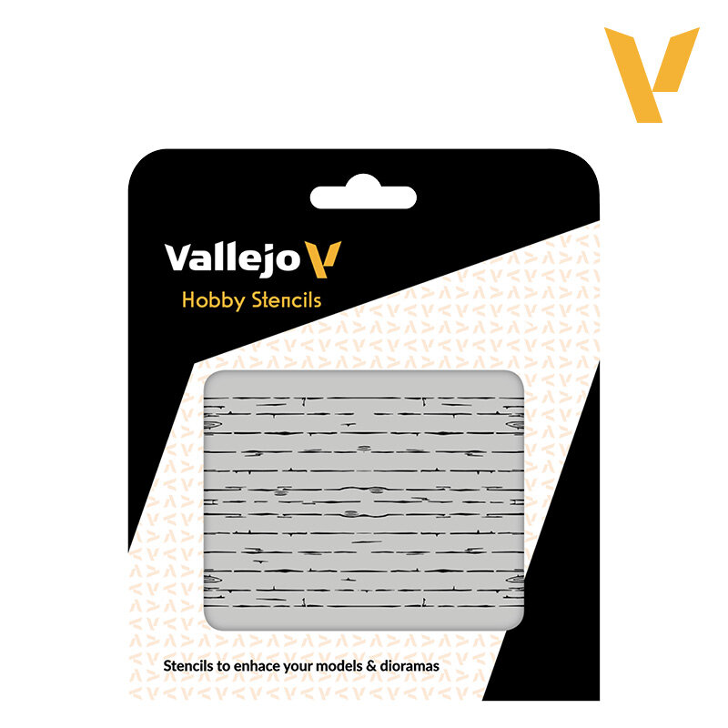 Трафареты для покраски аэрографом Vallejo - Wood Texture №1