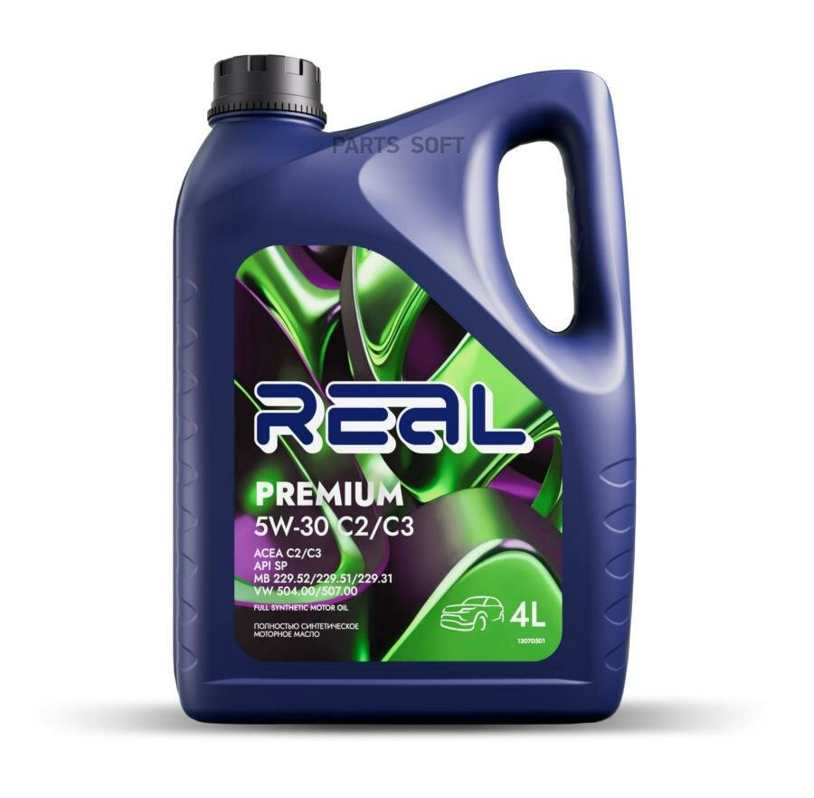 Масло моторное real premium 5w30 c2c3 4л