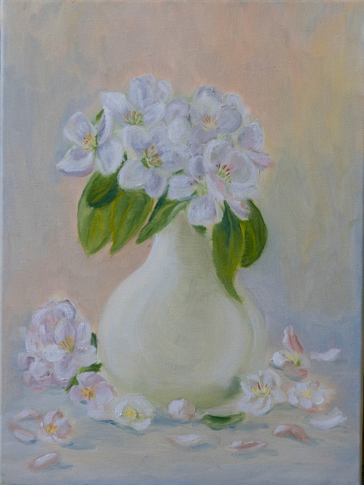 Картина маслом "Нежный букет" 40x30