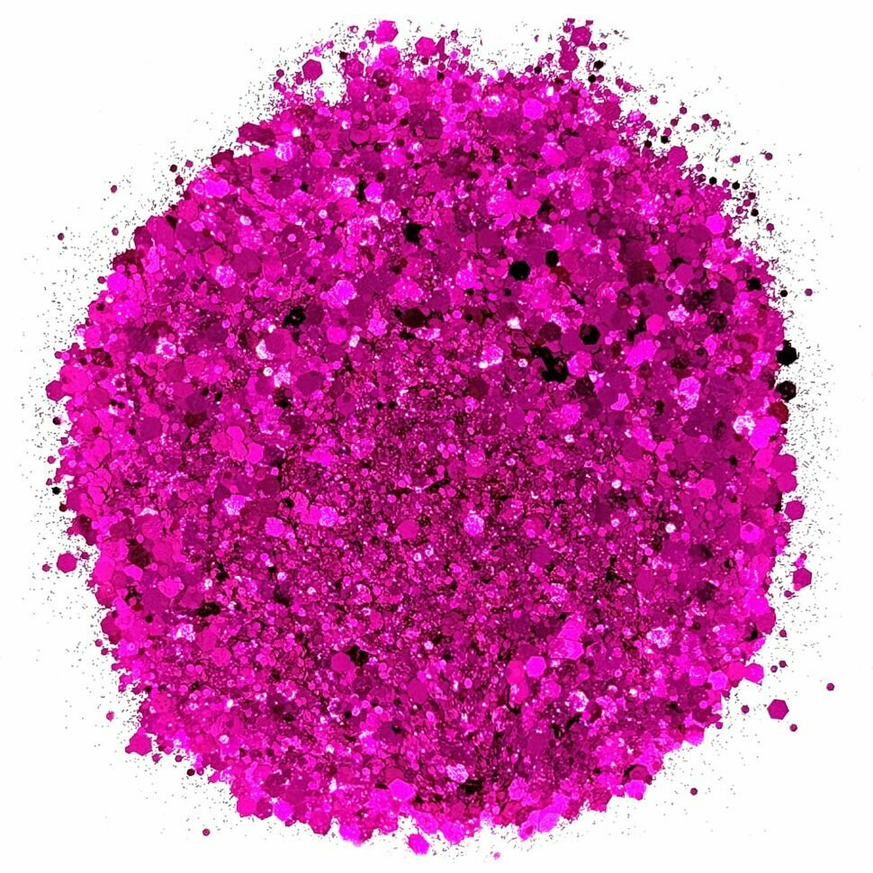 Глиттер-блестки малиновые, EPOXYMASTER, 25мл