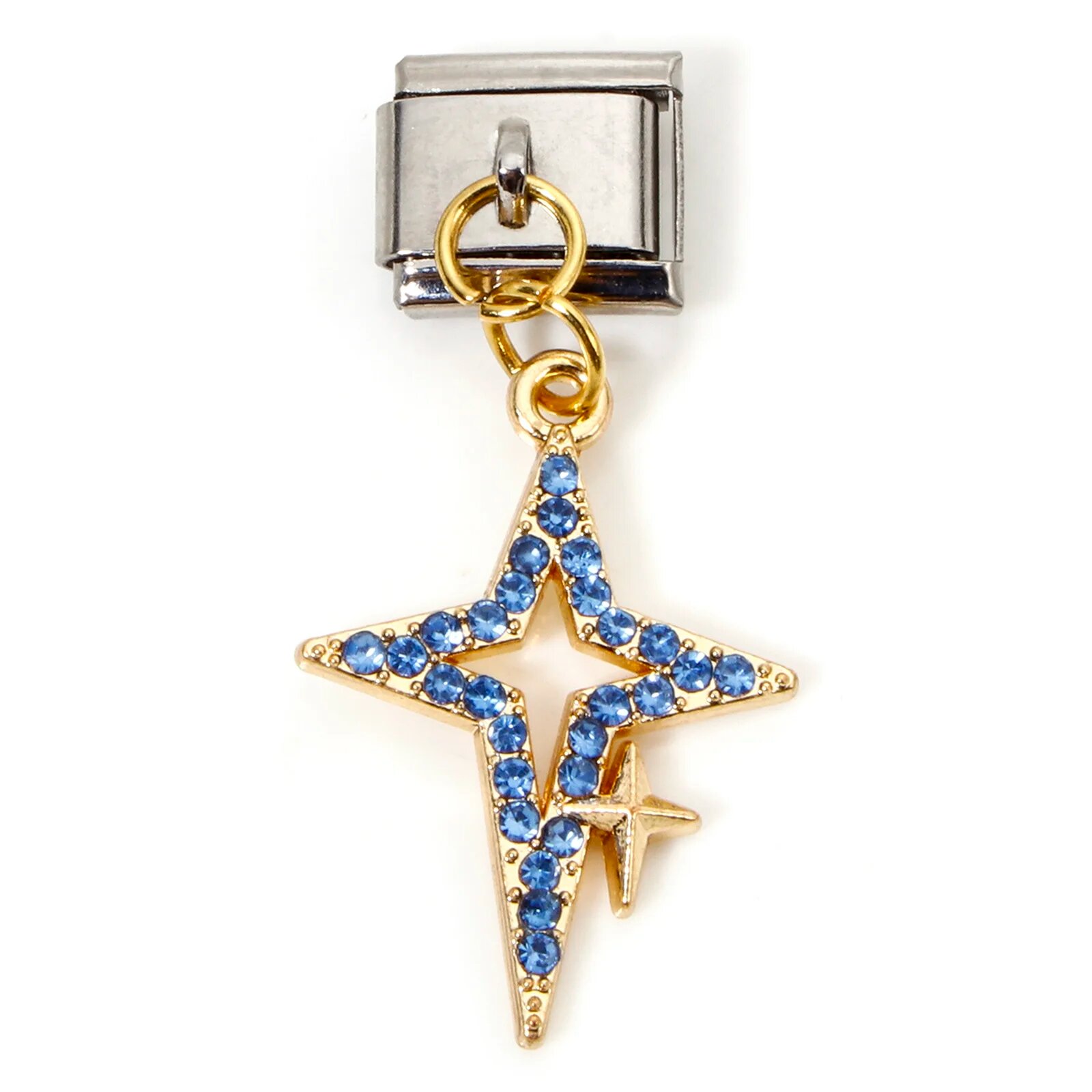 Звенья для браслетов DoreenBeads, звезда, синий, Цвет: 6