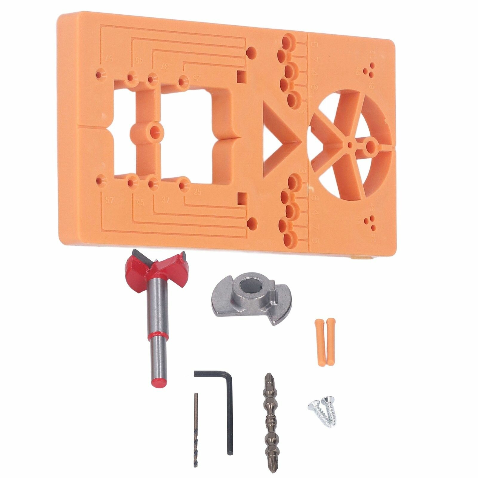 Универсальный шаблон для разметки и сверления отверстий под петли