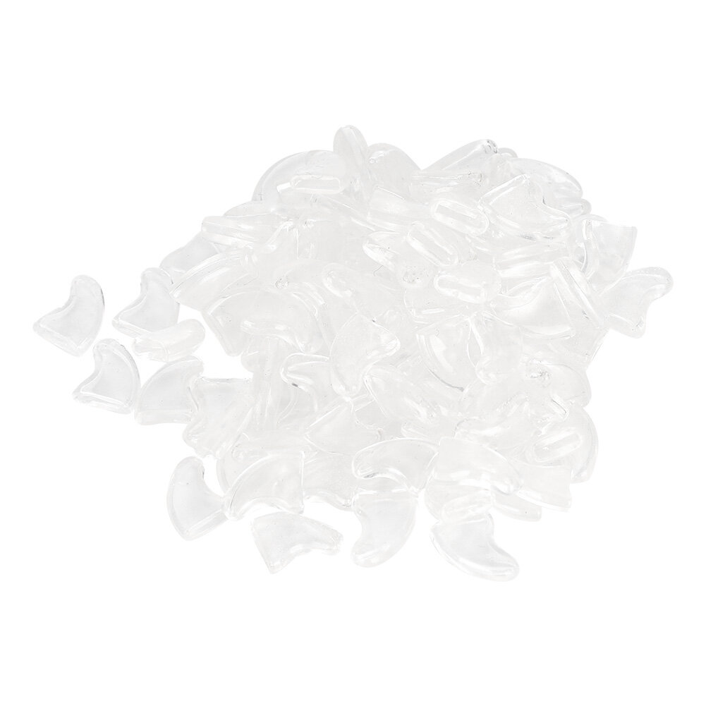 100 шт. защитные накладки на когти для котов, безопасные, антицарапки, из ПВХ, белые, размер L