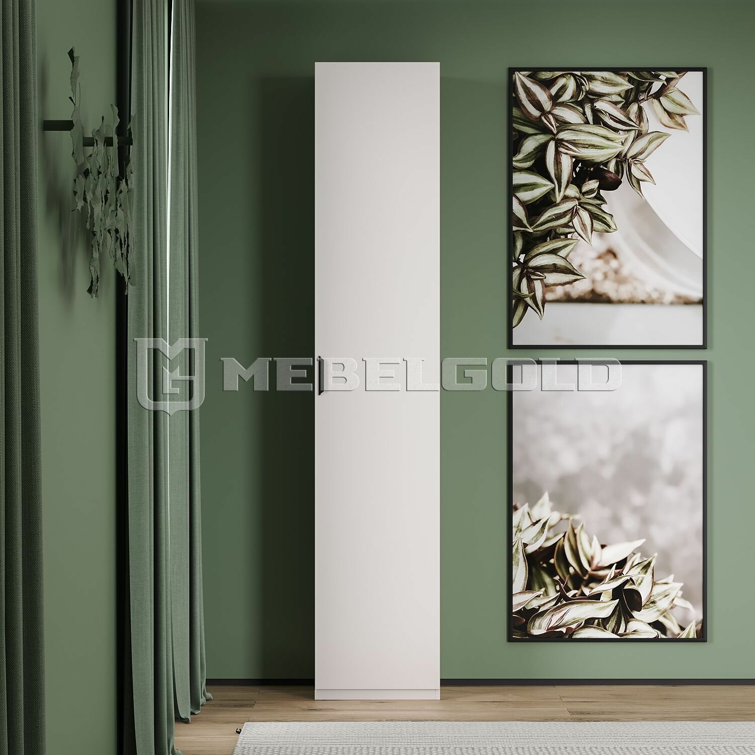 Шкаф Anrex Модерн / Modern 1D/45, 45х40х230 см — фото 1