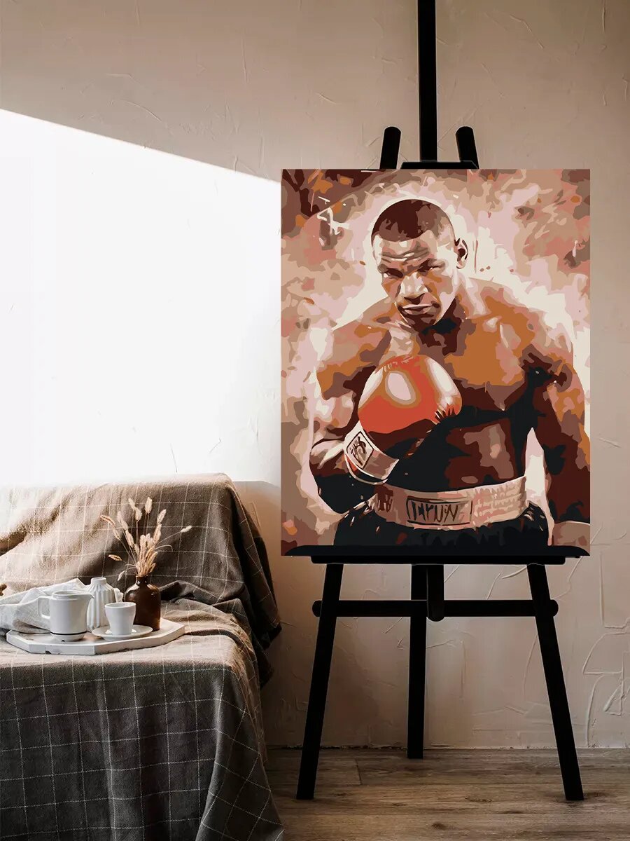 Картина по номерам Майк Тайсон Бокс Боксер