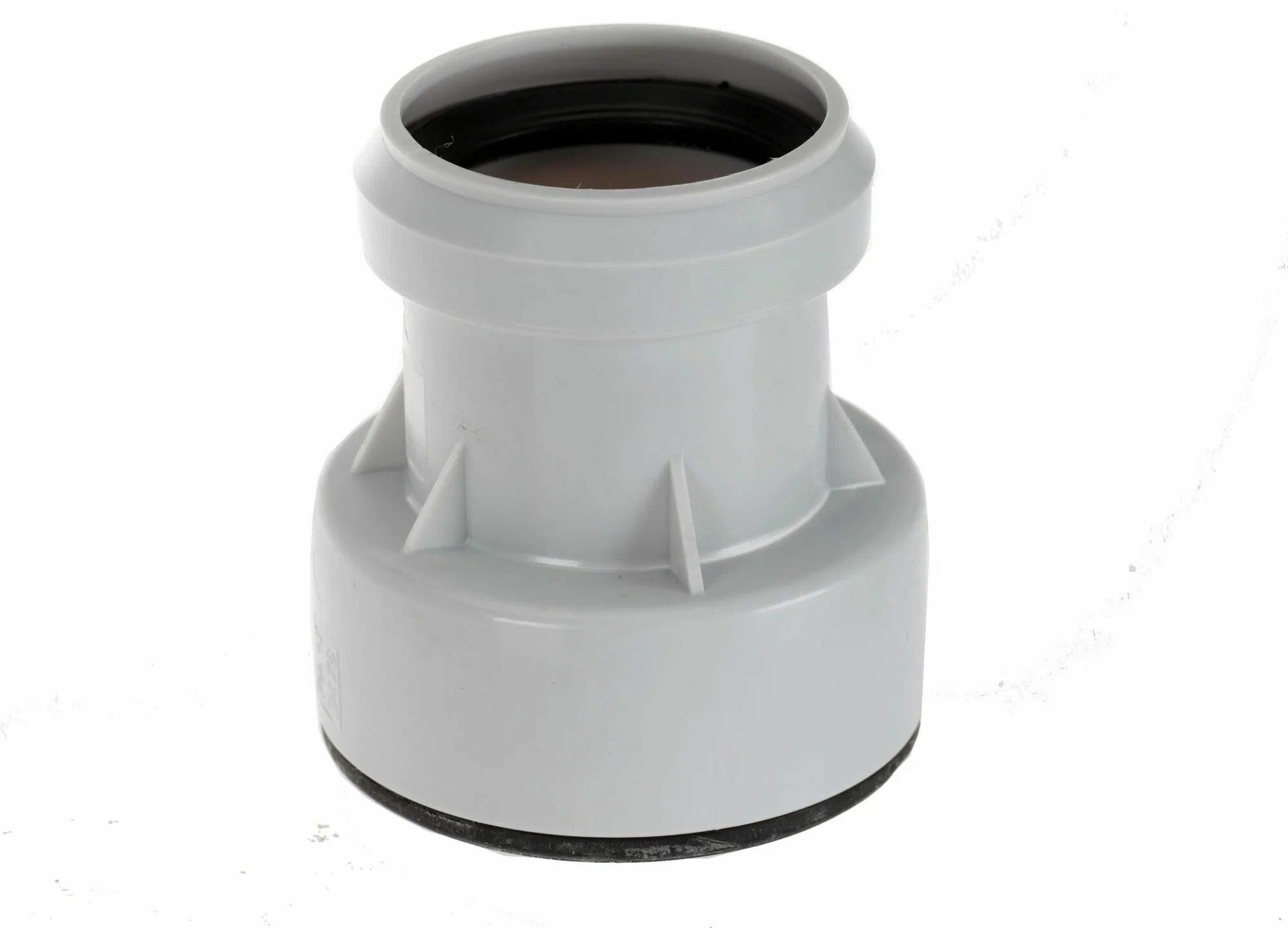 Переход HL 9/7 Дн75х70 безнапорный с ПП, НПВХ на чугун для внутренней канализации, серый