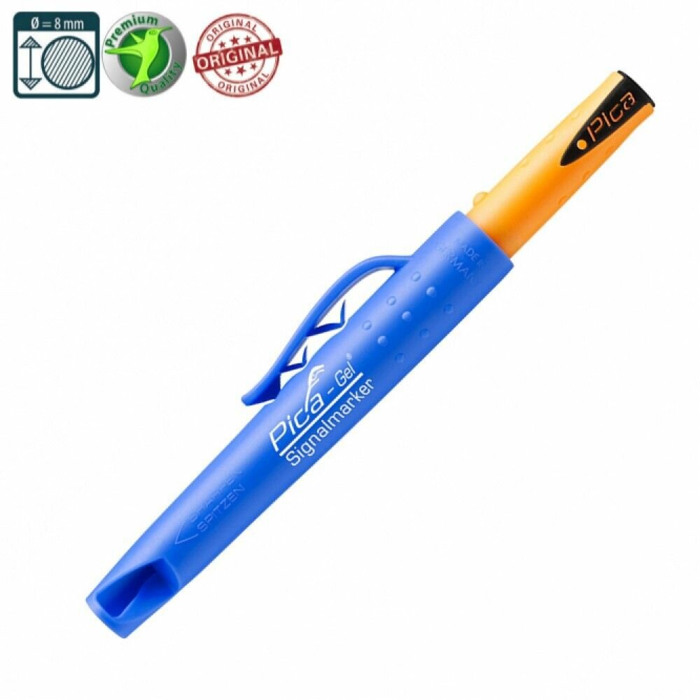 Сигнальный толстый маркер Gel Чёрный в блистере PICA-MARKER 8083/SB
