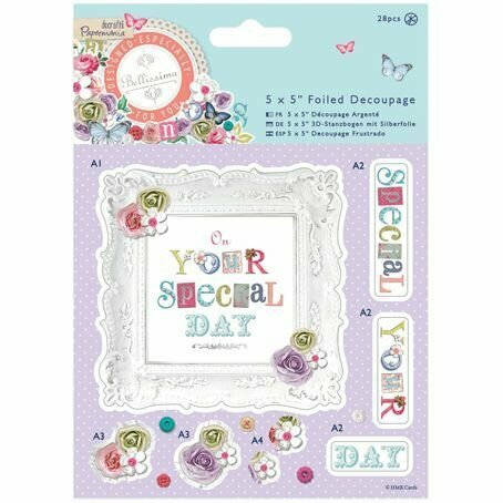 Набор бумаги docrafts "Bellissima", Рамка, с высечкой