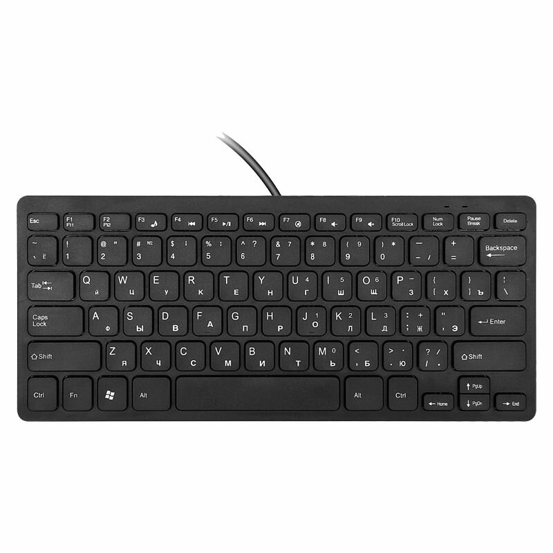 Мини-клавиатура с 78 клавишами, проводная компьютерная клавиатура для ноутбука MAC Windows 10/8/7 / Vista/XP