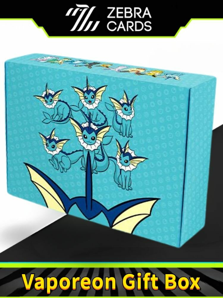 Покемон карты коллекционные: Бустер Chinese Pokemon Sword & Shield Eevee-Vaporeon Gift Box(Китайская версия)