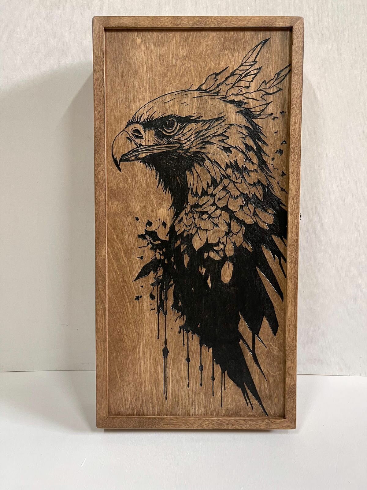 Нарды классические без отсеков "Орёл" 50*48 см