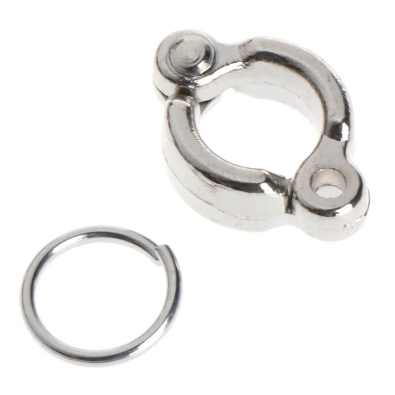 Серебристые кольца для ног попугаев 5mm