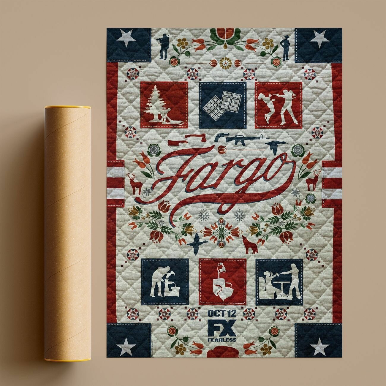 Постер Фарго 40х50 см без рамы/ Fargo, плакат для интерьера, в подарок