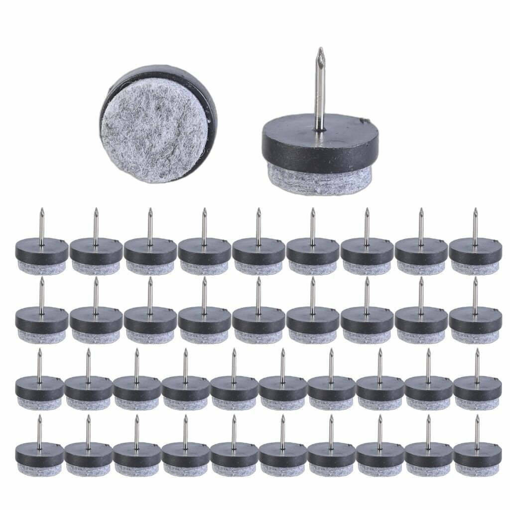 Упаковка из 50 мебельных войлочных прокладок для защиты пола и снижения уровня шума