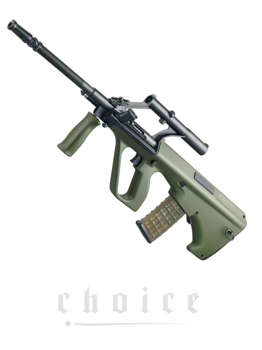 Орбиз Автомат AUG A1 с оптикой, стреляет мягкими шариками, гидрогеилевый автомат, гидробольный AUG A1(Хаки)
