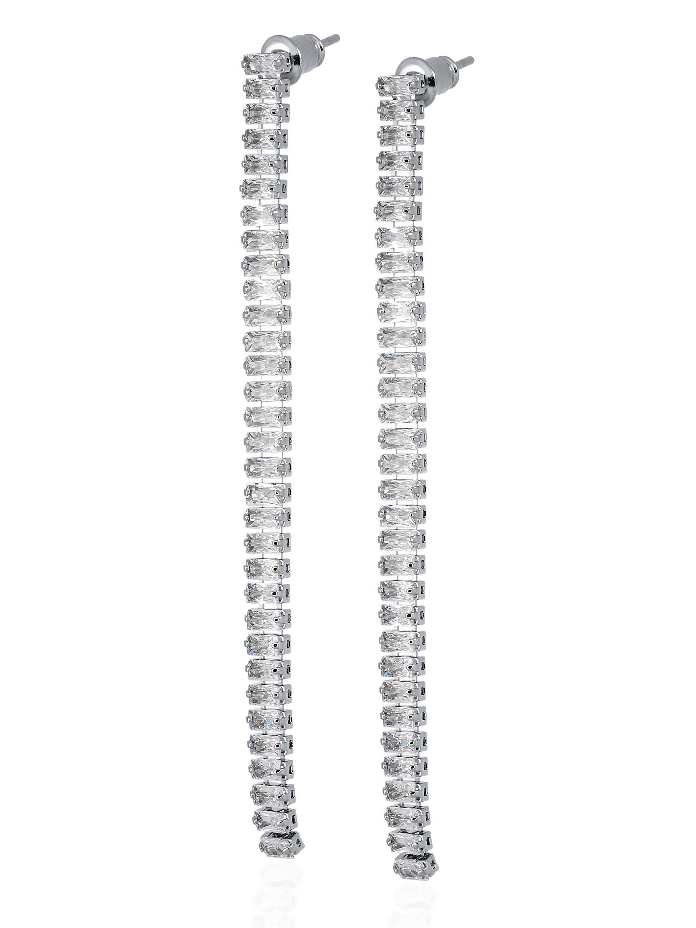 Серьги с подвесками, кристалл