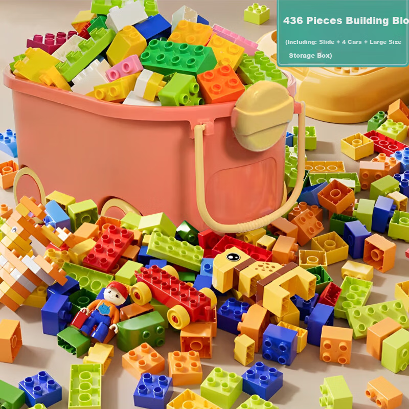 WoZhi Children's Building Blocks Toy Large Particle Assembly Model for Boys and Girls Aged 3-6-12 New Year Birthday Gift