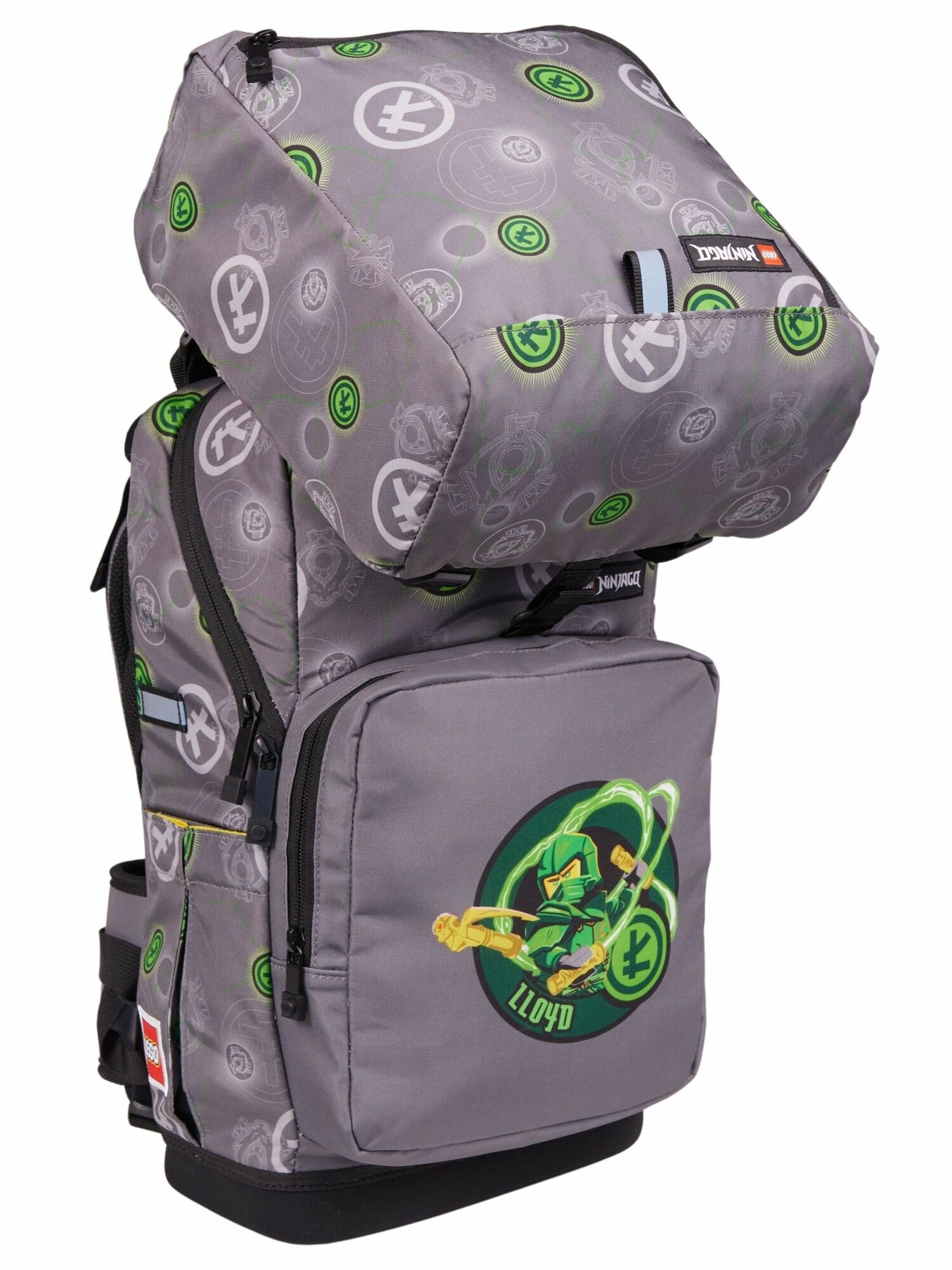 20238-2501 Рюкзак школьный LEGO Optimo NINJAGO Elemental Master of Energy с сумкой для обуви