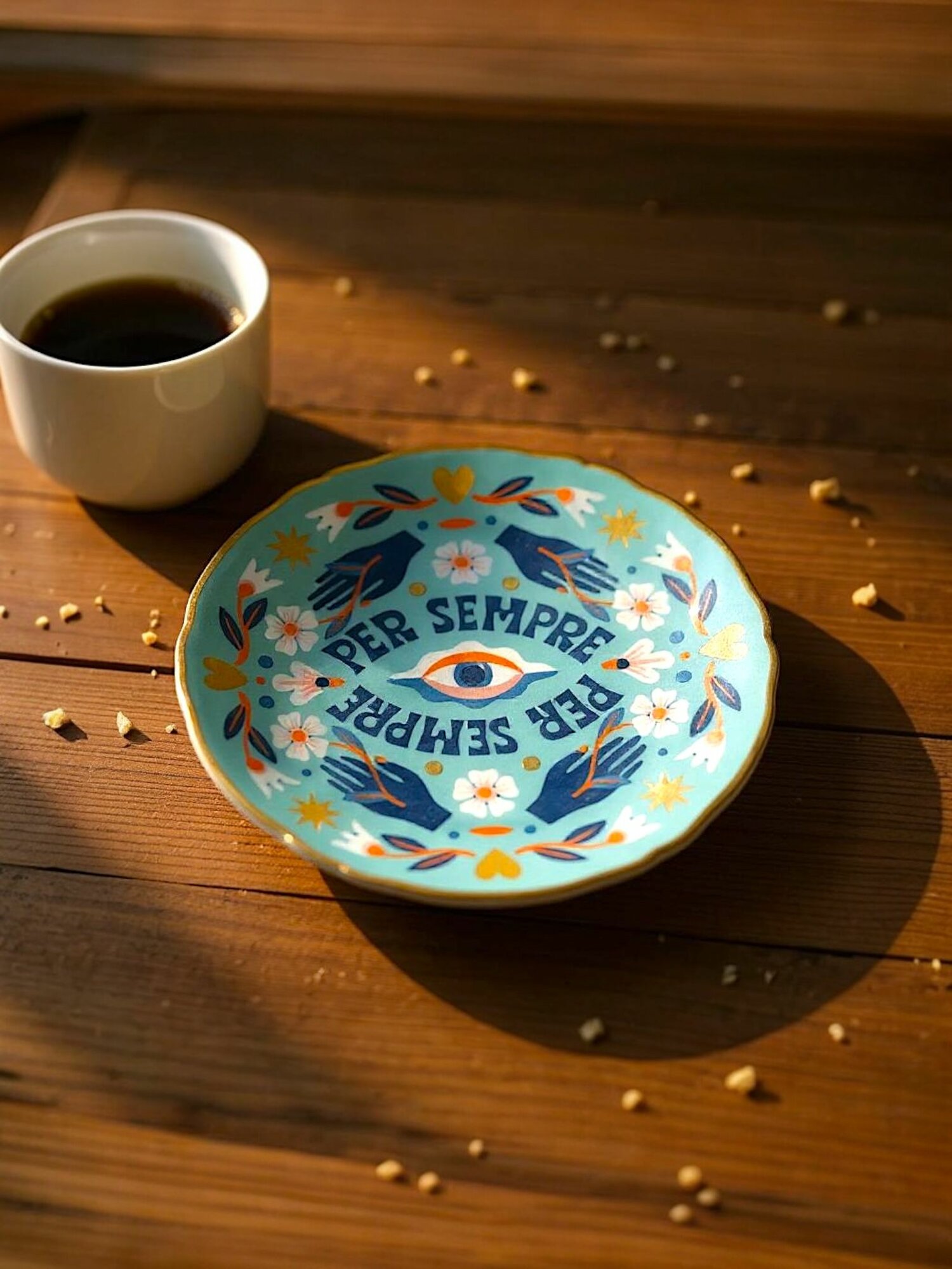 Тарелка малая BITOSSI HOME Per Sempre 16,5 см