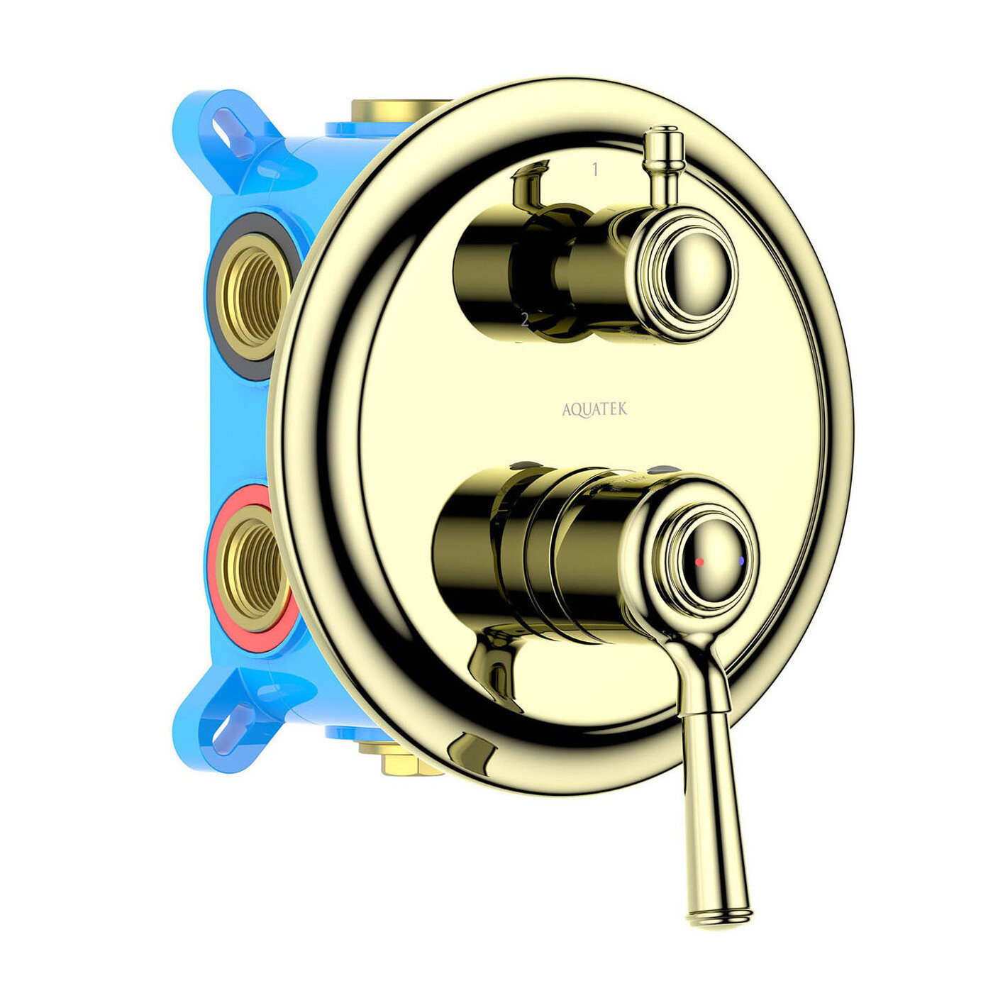 Смеситель для ванны Акватек Классик AQ1547PG