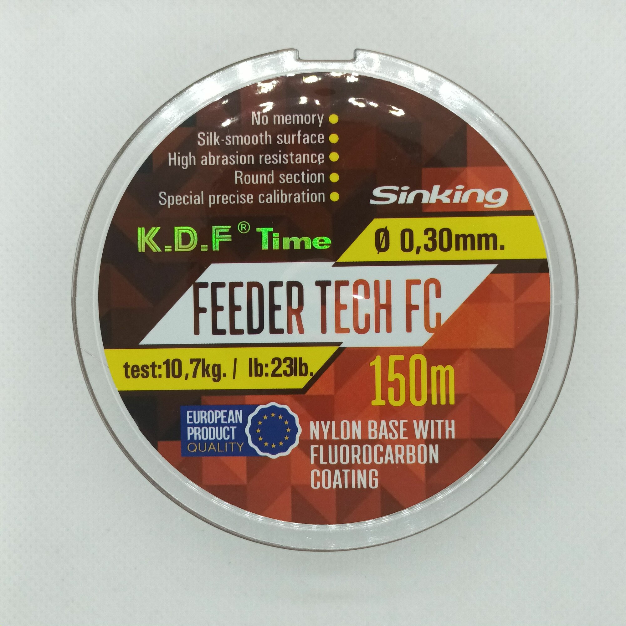 Монофильная леска с покрытием флюрокарбона 0.30 мм