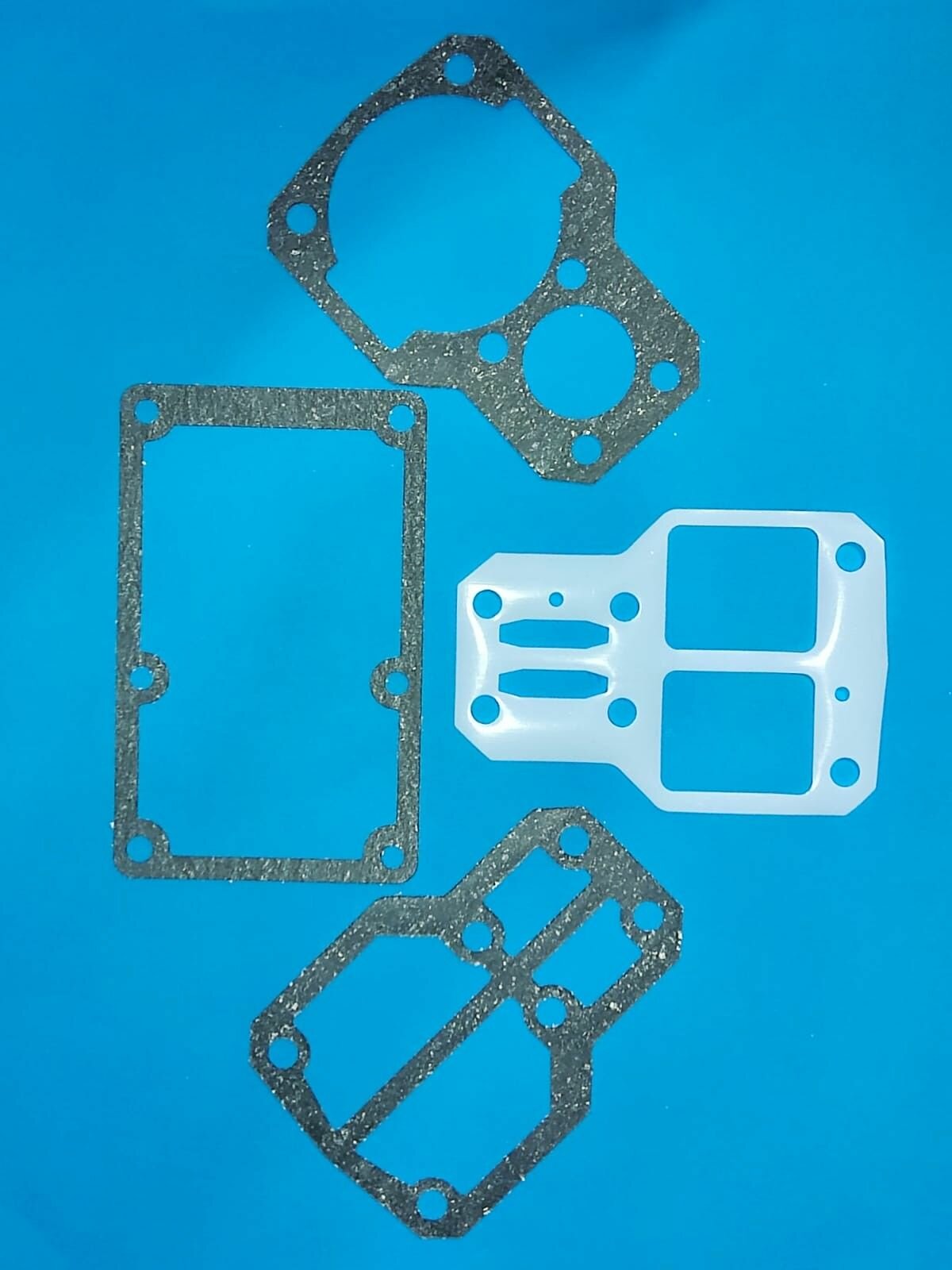 Комплект прокладок для компрессоров С415М, С416М (паронит, фторопласт, 4шт.)