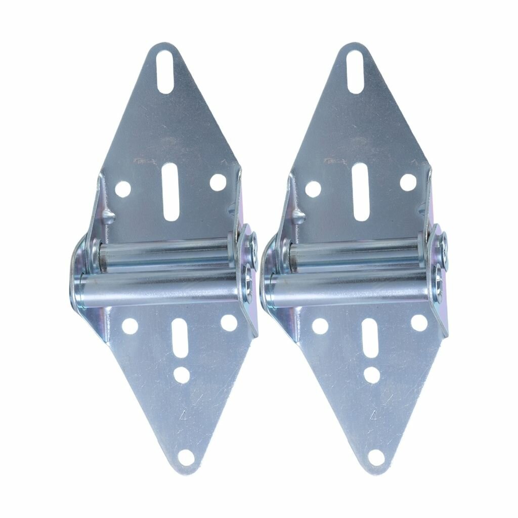 2 петли для крепления гаражных ворот, кронштейн для крепления, пластина вала-петля № 4