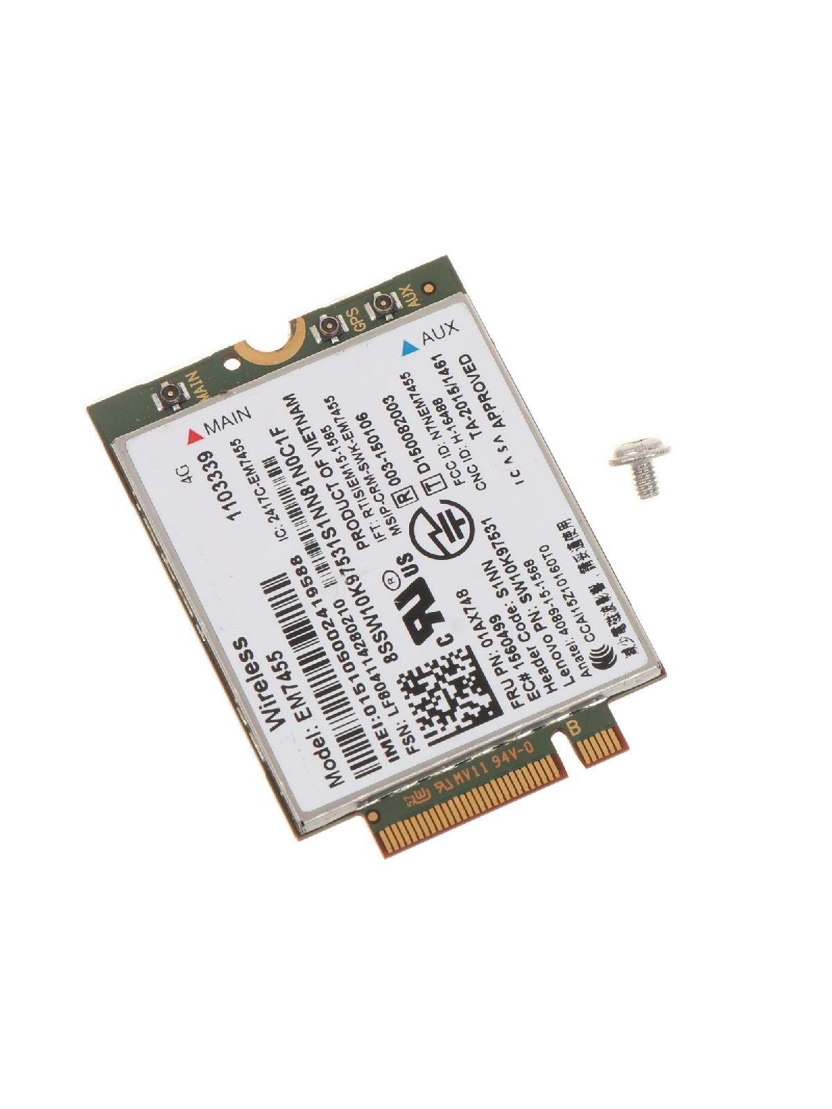 01AX748 EM7455 4G LTE for X260 X270 T470S x1 Mobile Module Wireless wwan Card