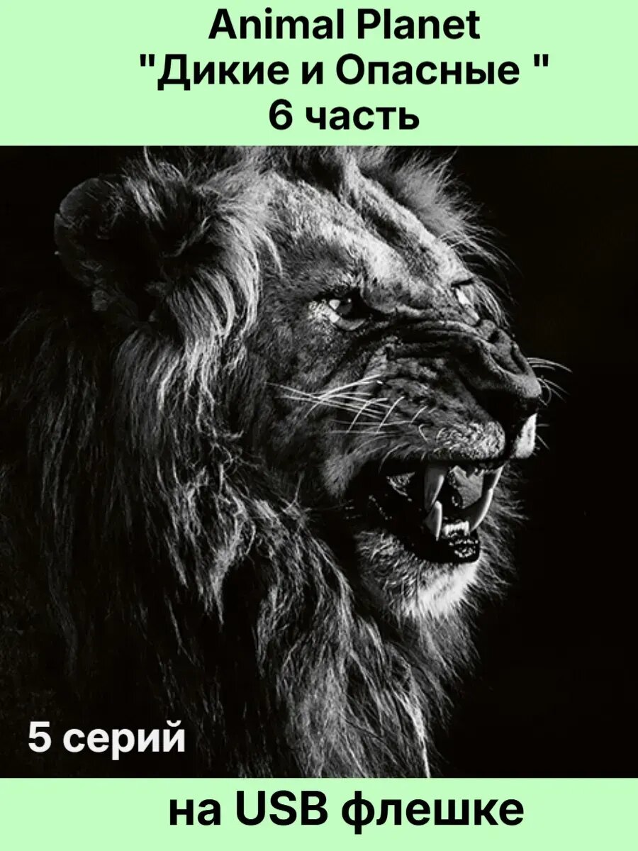 Animal Planet "Дикие и Опасные "-6 часть на USB флешке