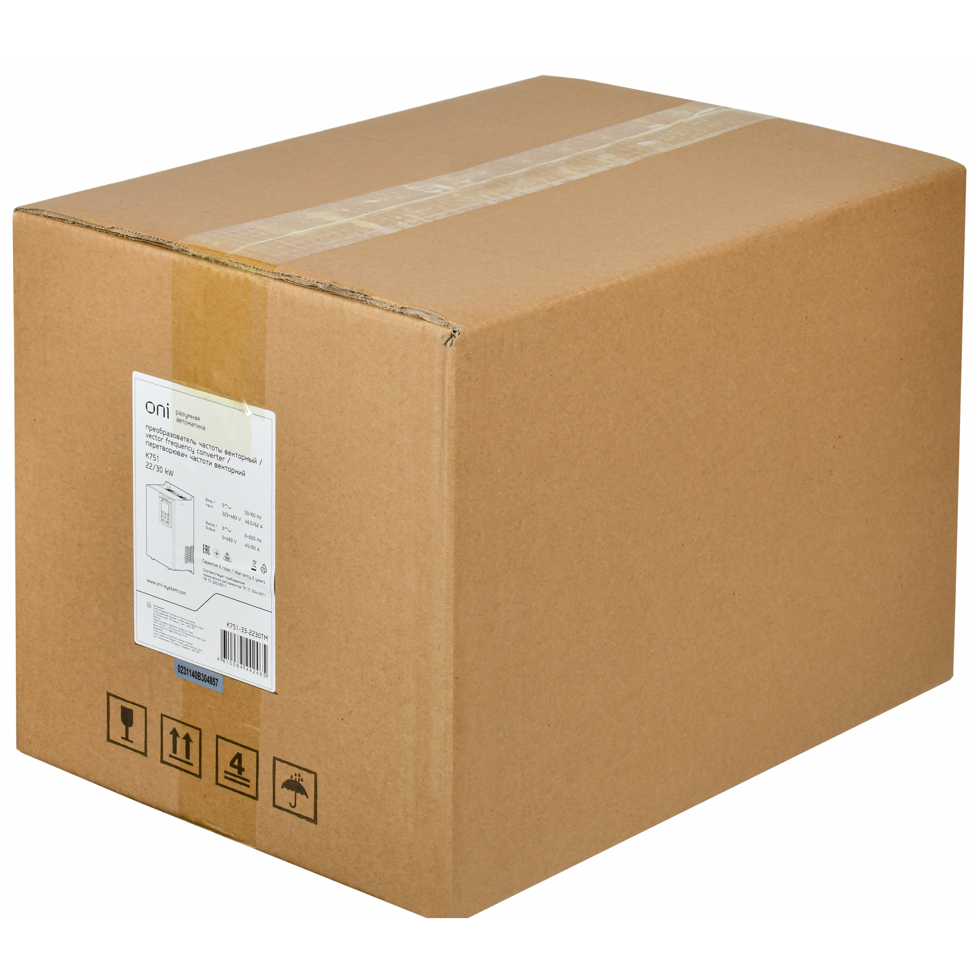 Преобразователь частоты K751 380В 3Ф 22-30кВт 45-60А ONI, IEK K751-33-2230TM (1 шт.)