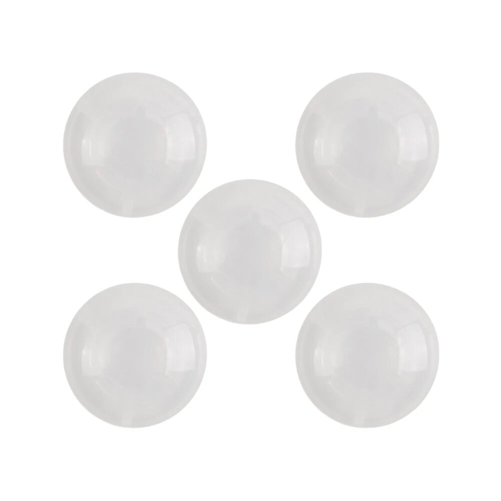 Крышки для педалей гитары, белые, White Round, 10 шт.