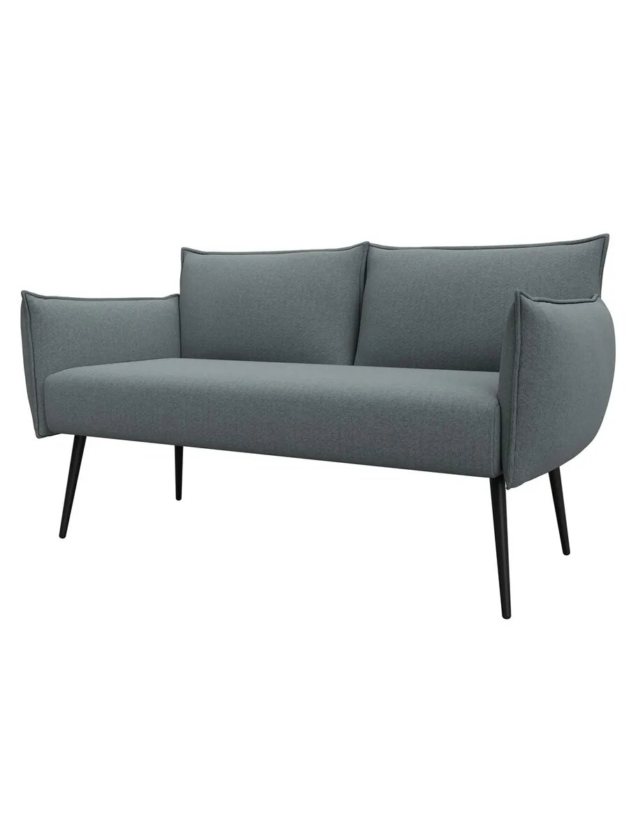 Диван прямой Хельсинки, 126х66х82 см, нераскладной, рогожка