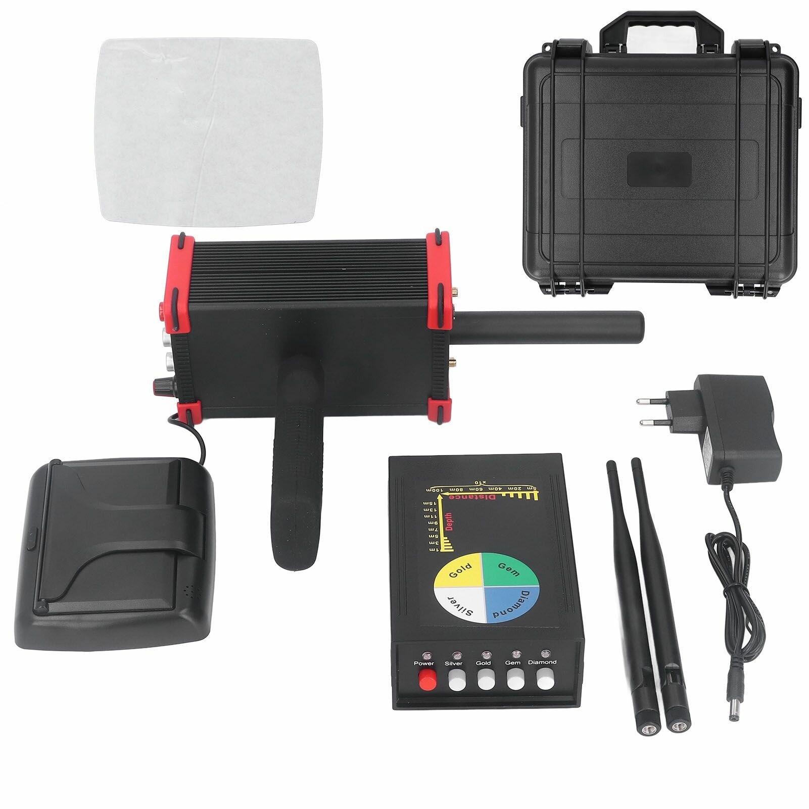 Металлоискатель с складным экраном для дальнего поиска золота