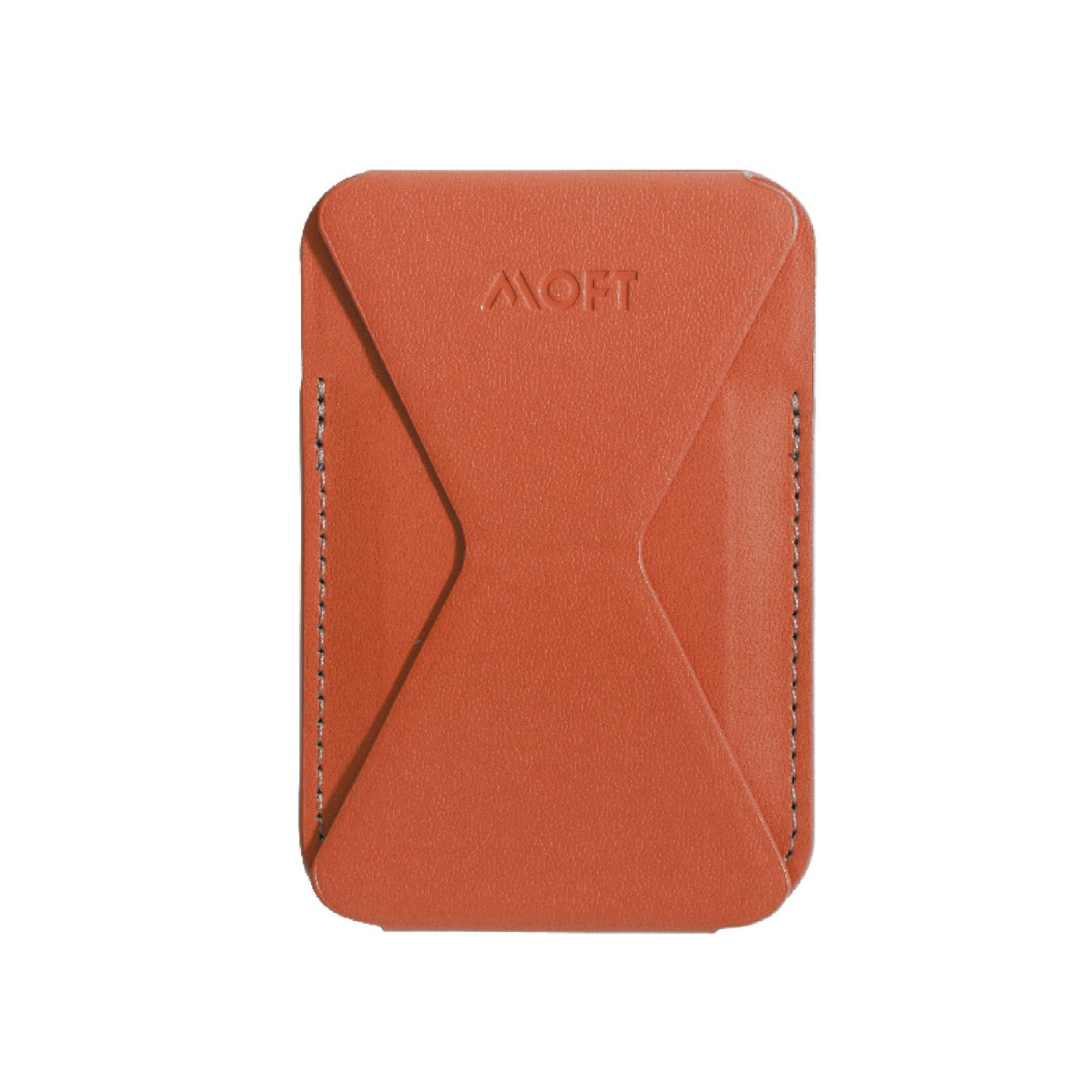 Магнитный кардхолдер для телефона MOFT Snap ON из экокожи, кленовый, MS007MS-4-MLOG