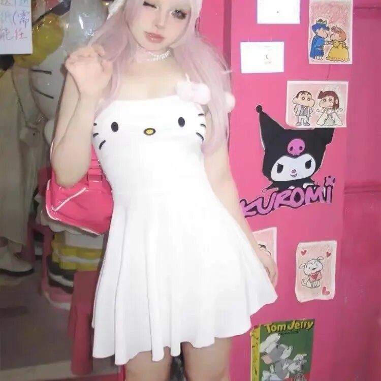 Keeppley Kawaii Hello Kitty платье
