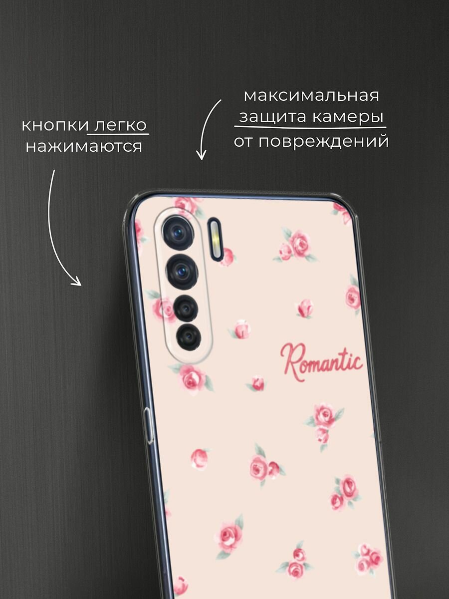 Чехол на Oppo A91/Reno 3 / Оппо A91/Рено 3 с принтом "Romantic" — фото 1