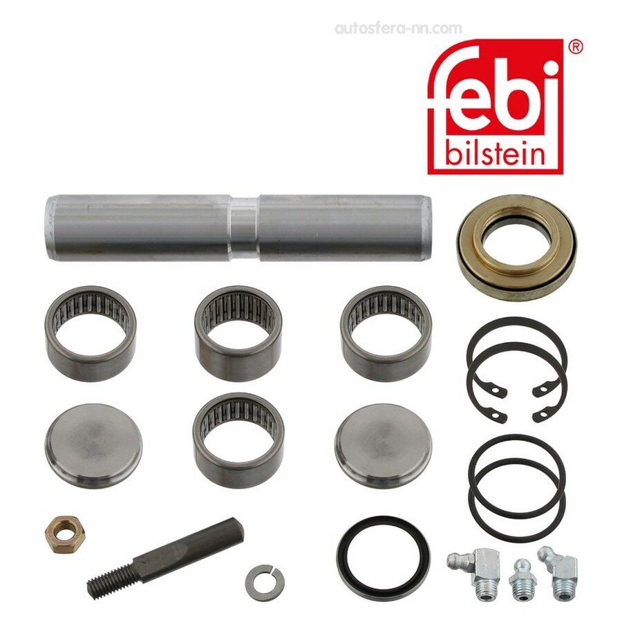 FEBI 09690 Ремкомплект шкворня подвески MERCEDES-BENZ 406-814D (на подшипниках)