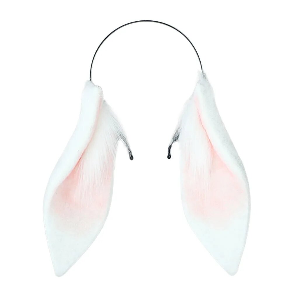 Плюшевые уши кролика с заниженными ушками, повязка на голову с кроличьими ушками, милая реквизит для фотосессии, рождественская повязка на голову, косплей, головной убор в стиле Лолиты для девочек