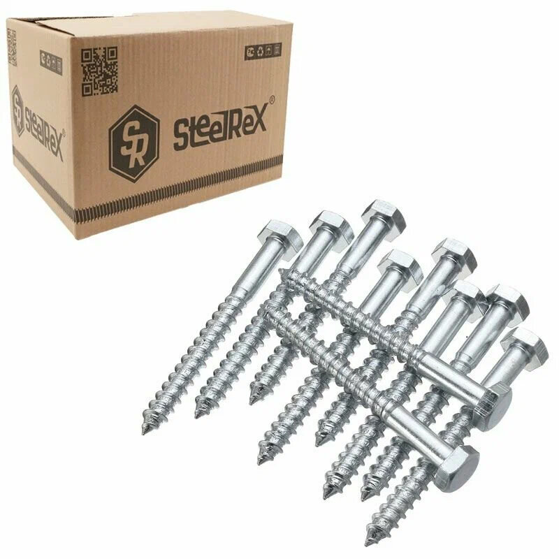 Шурупы для крепления лаг и реек цинк 10х120 (10шт), А08586