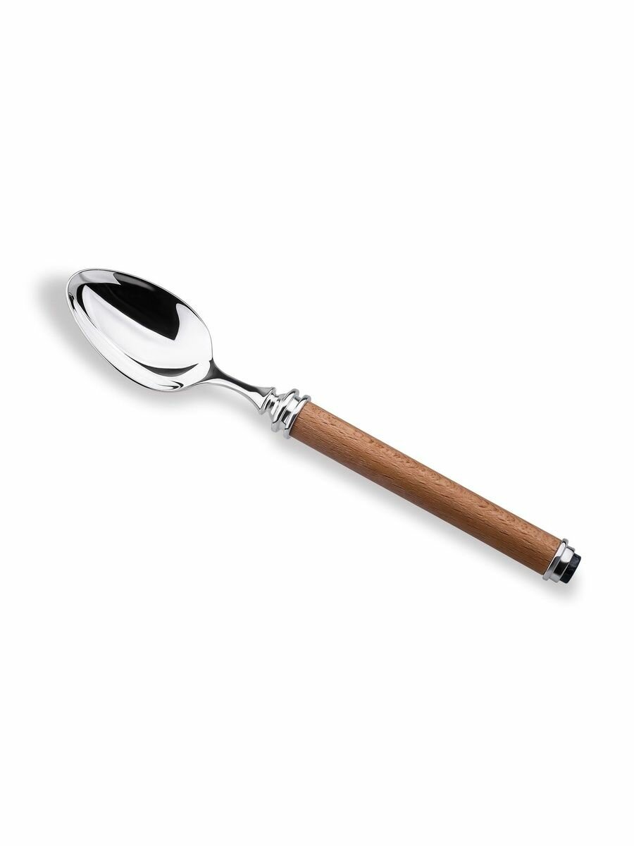 Ложка чайная из серебра 925 пробы с яшмой