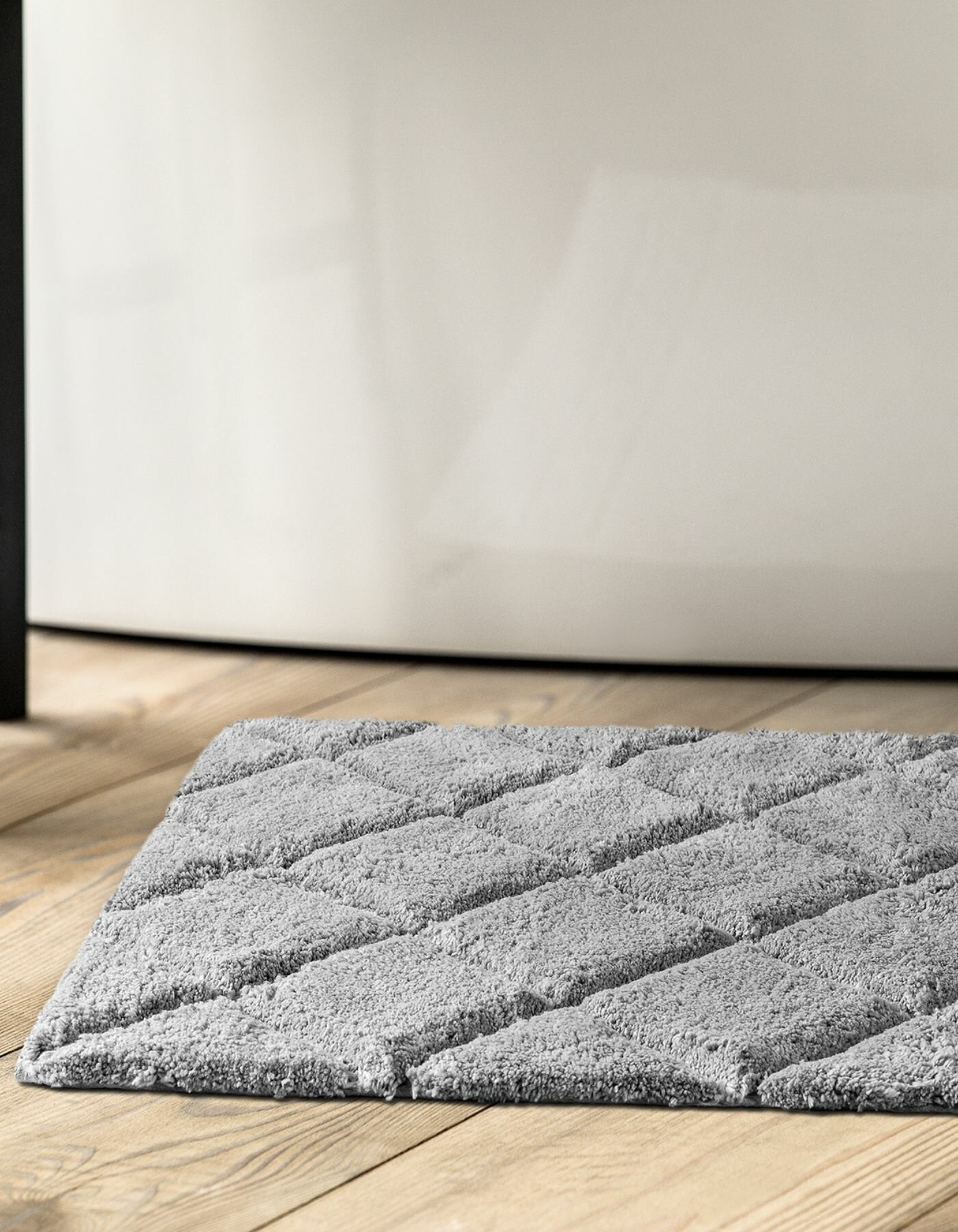 Togas Коврик для ванной и туалета 60*90 "Родос" хлопок 1700 г/м2, серый