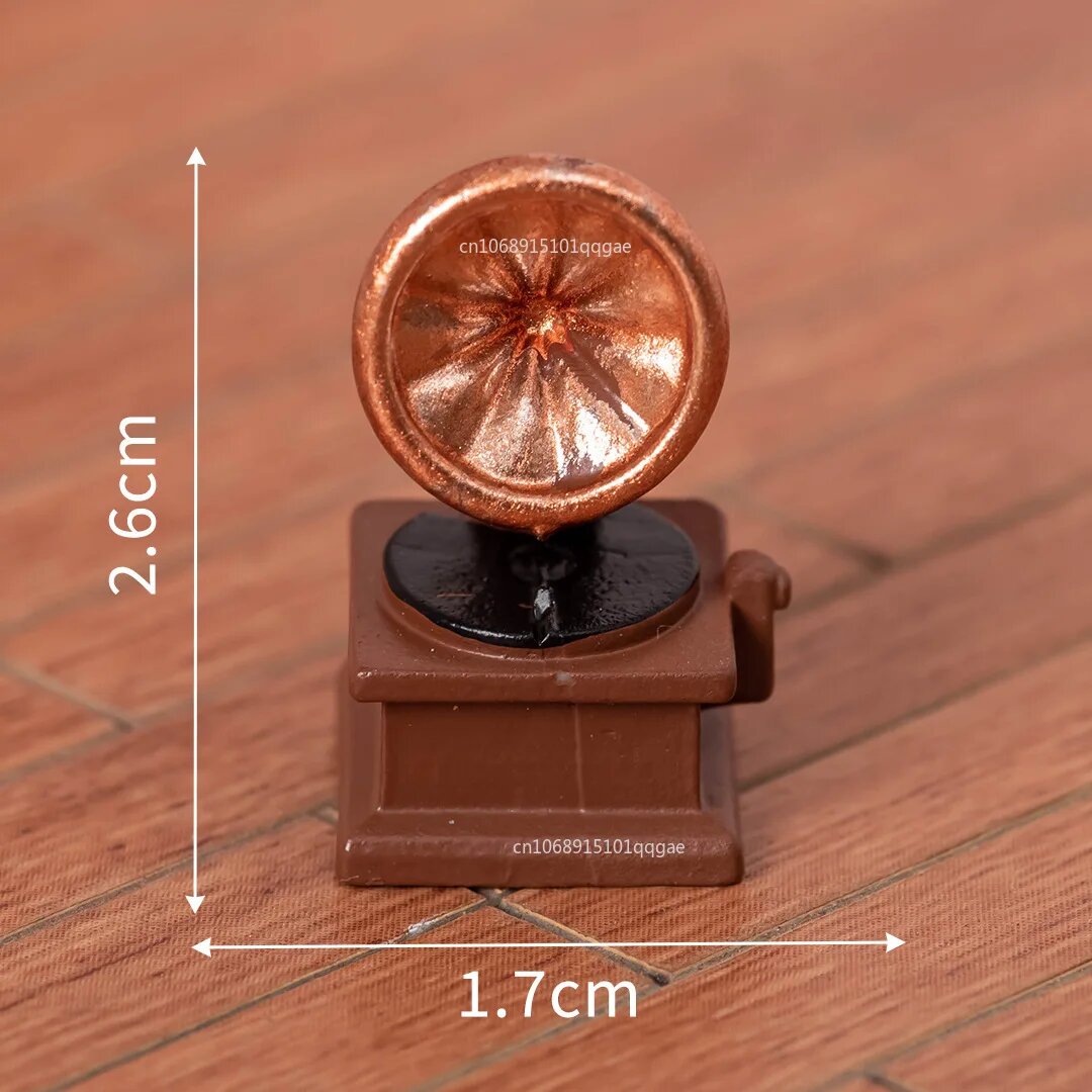 Миниатюрная печать из полимерной смолы, 1.7x2.6 см, коричневый, No. 6