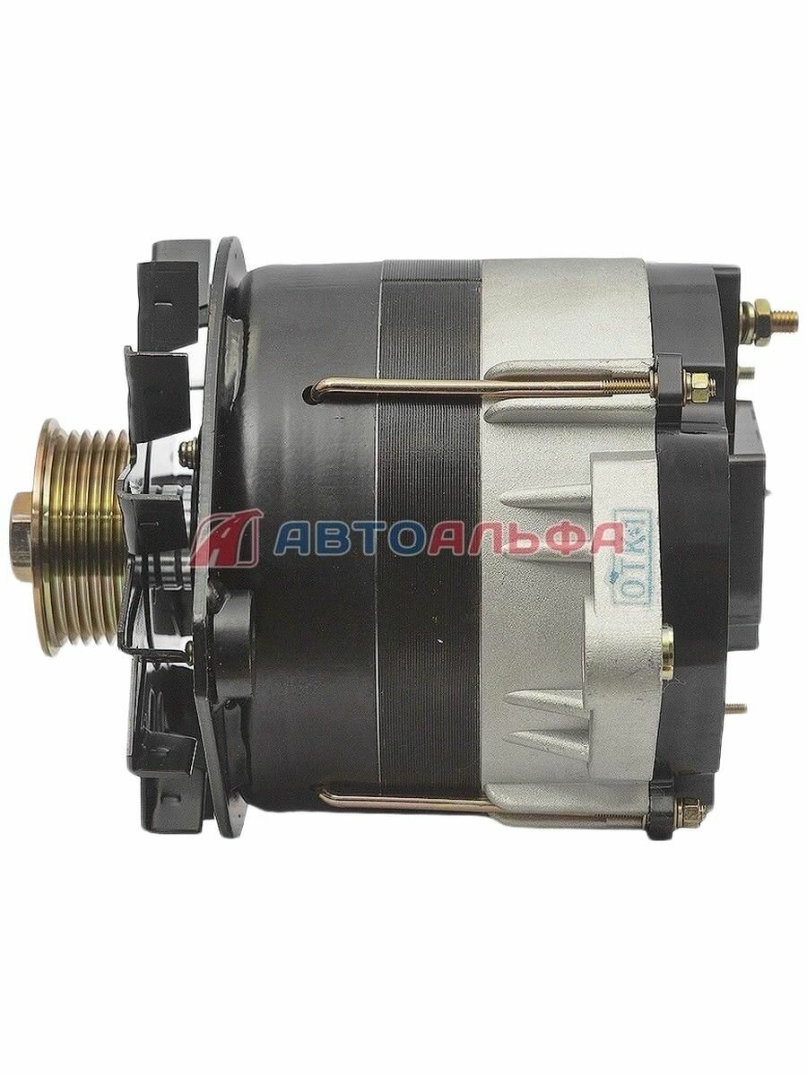 Генератор 28В 80А КАМАЗ ЕВРО-2, 3 дв. 740.30, 740.50 поликлиновой шкив (аналог 4501.3771-53) (АТЭ-1)