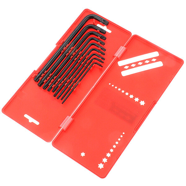 Набор 032329 ключей TORX 9 предметов в кейсе (Wiseup)